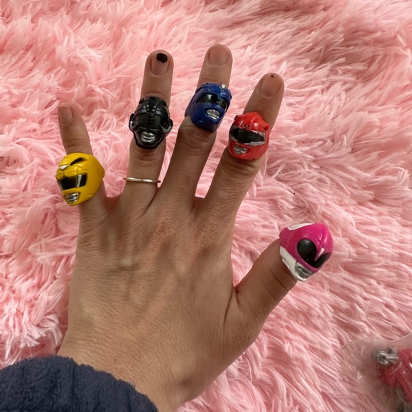 Toys | Power Rangers Vintage 9s Rings Y2k Vintage Toys | Poshmark
